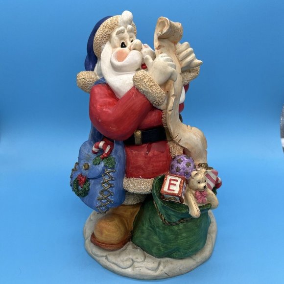 Holiday | Santa Figure 8 Statue List Toys Messenger Bag Vintage Ceramic ...